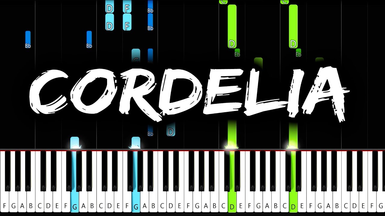 Juan Arenosa - Cordelia - Piano Tutorial - YouTube