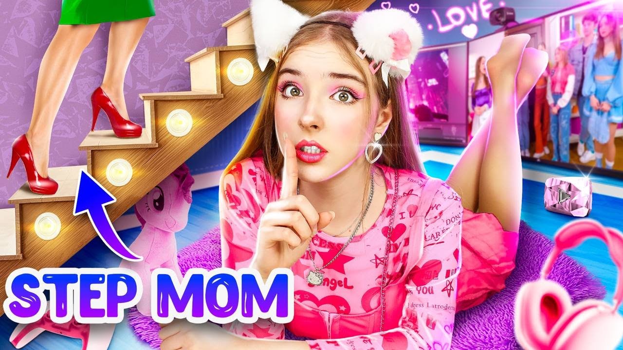 How to Hide from Mom in a Secret Room || Good Mom VS Bad Mom - YouTube