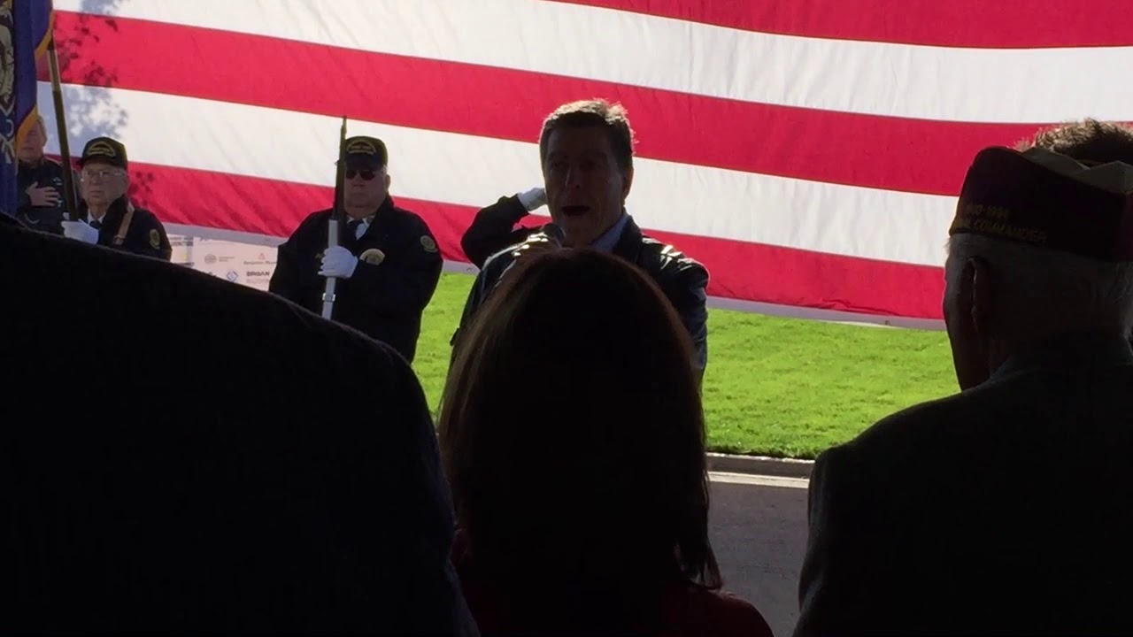 Herb Alexander sings the National Anthem - Gary Sinise Foundation - YouTube
