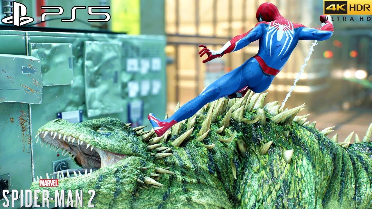 Advanced Suit 2.0 Vs LIZARD Boss Fight - Marvel's Spider-Man 2 PS5 New ...