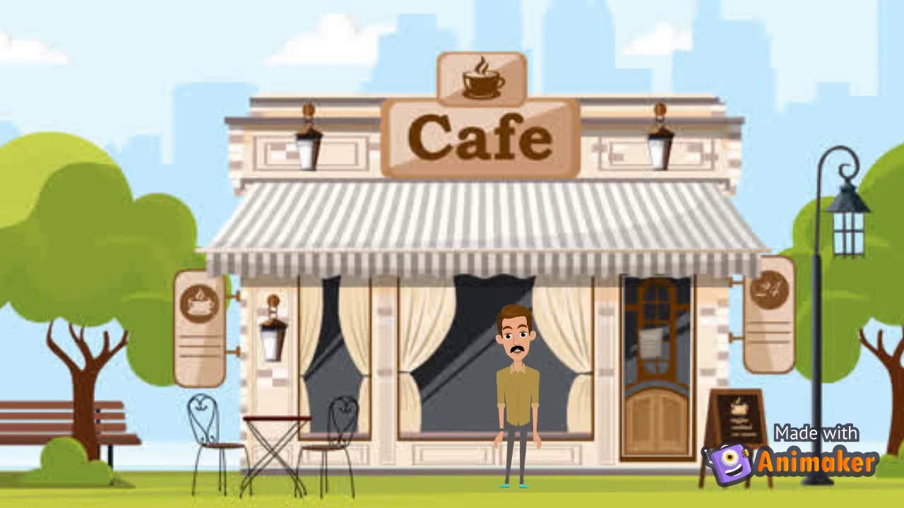 Going To Cafe Animation Video - YouTube