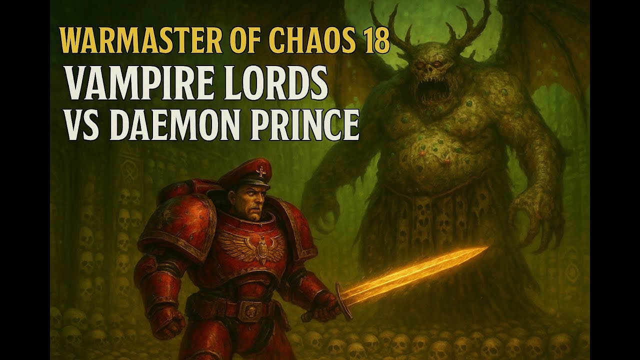 🔥"SPACE VAMPIRES vs DAEMON PRINCE! Most BRUTAL Warhammer 40K Battle ...