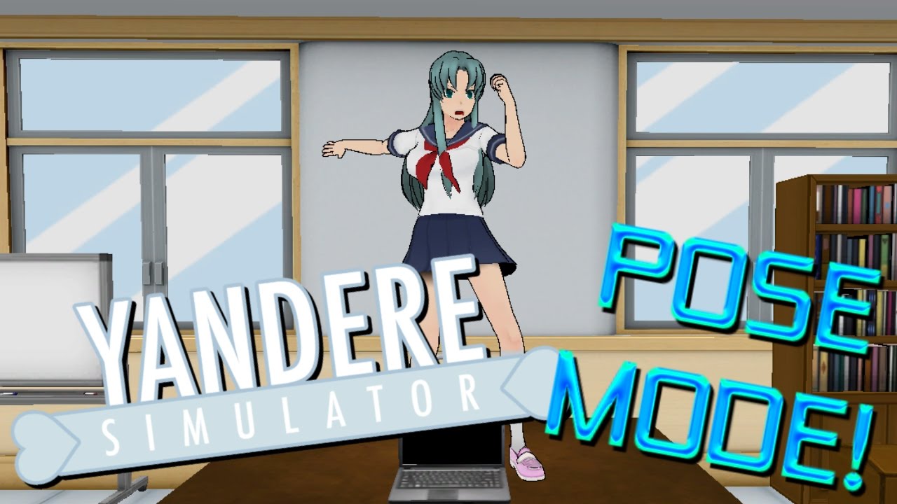YANDERE SIMULATOR RIVALS POSE MODE | MEGAMI SAIKOU! - YouTube