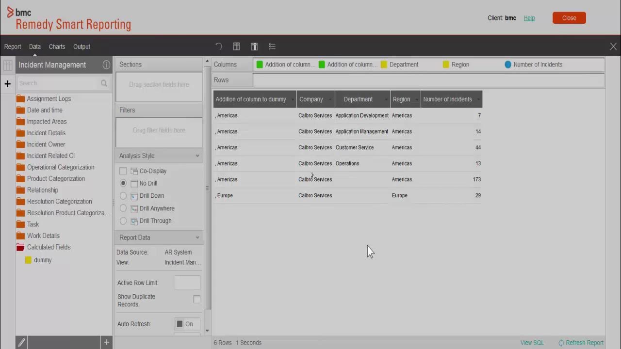 BMC Remedy Smart Reporting - Advanced functions - Part 2 of 3 - YouTube