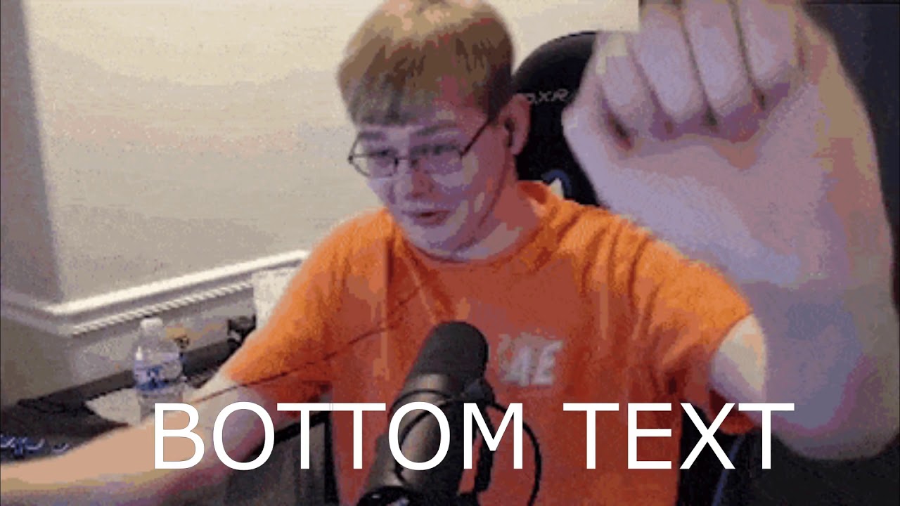 bottom text - YouTube