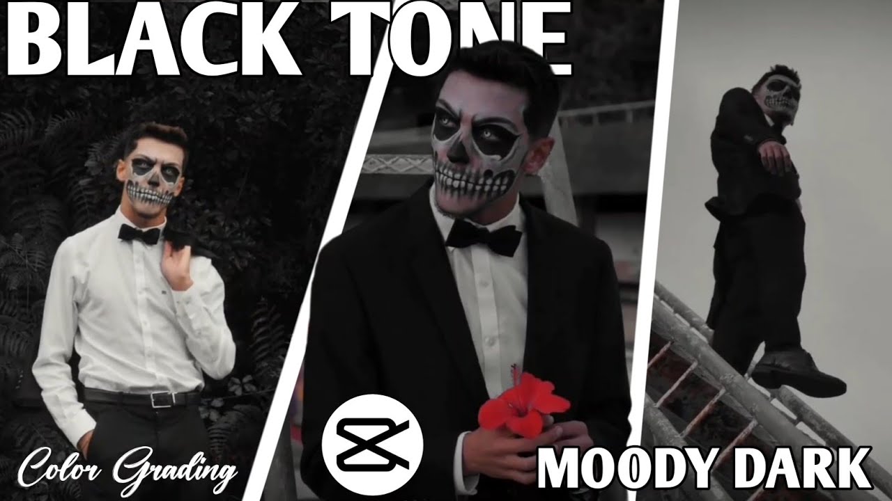 Black Tone Preset | CapCut Tutorial | Dark Moody Color Grading is ...