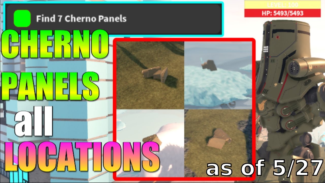 ALL CHERNO ALPHA PANELS LOCATIONS IN KAIJU UNIVERSE ROBLOX SO FAR - YouTube