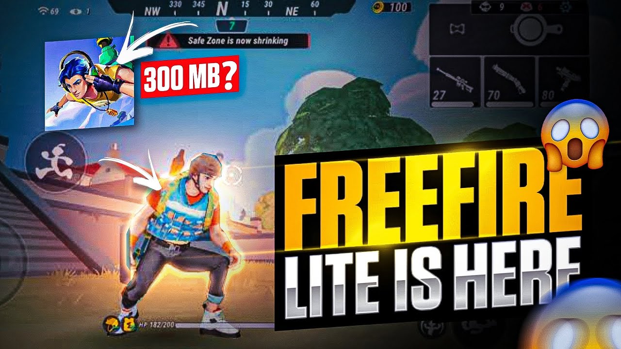 FREEFIRE LITE 😒 OR FAKE @Free Fire India Official @UnGraduate Gamer ...