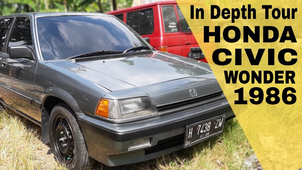 In Depth Tour Honda Civic SB4 Wonder 4 Pintu 1986 // Review Mobil Bekas ...