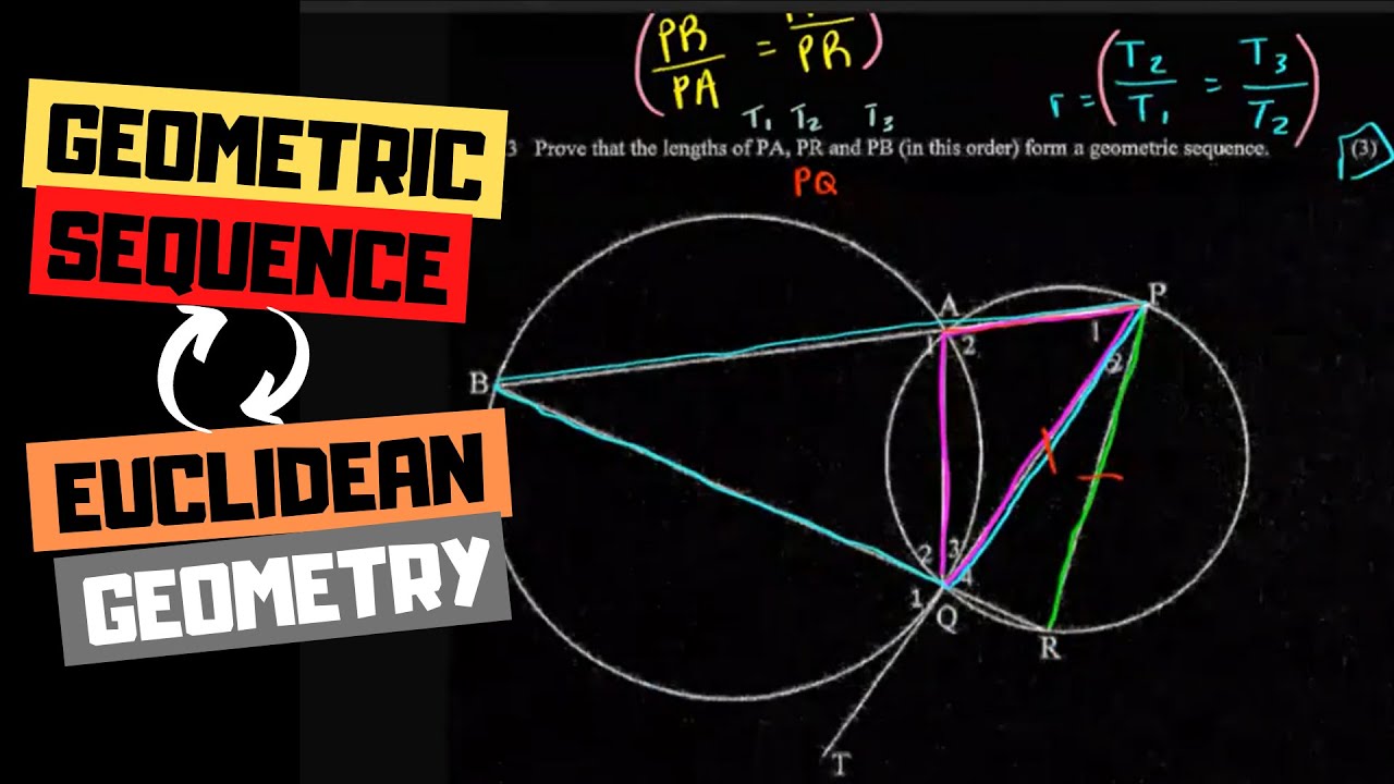 Proving that the lengths in a euclidean geometry question form a ...