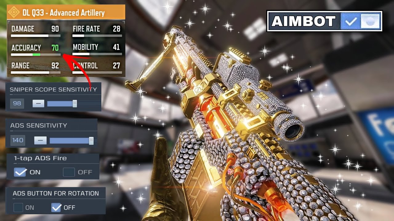 BEST FAST🔥☢️NEW ADS+NO HITMARKER DLQ33 Gunsmith Setup! BEST DLQ33 ...