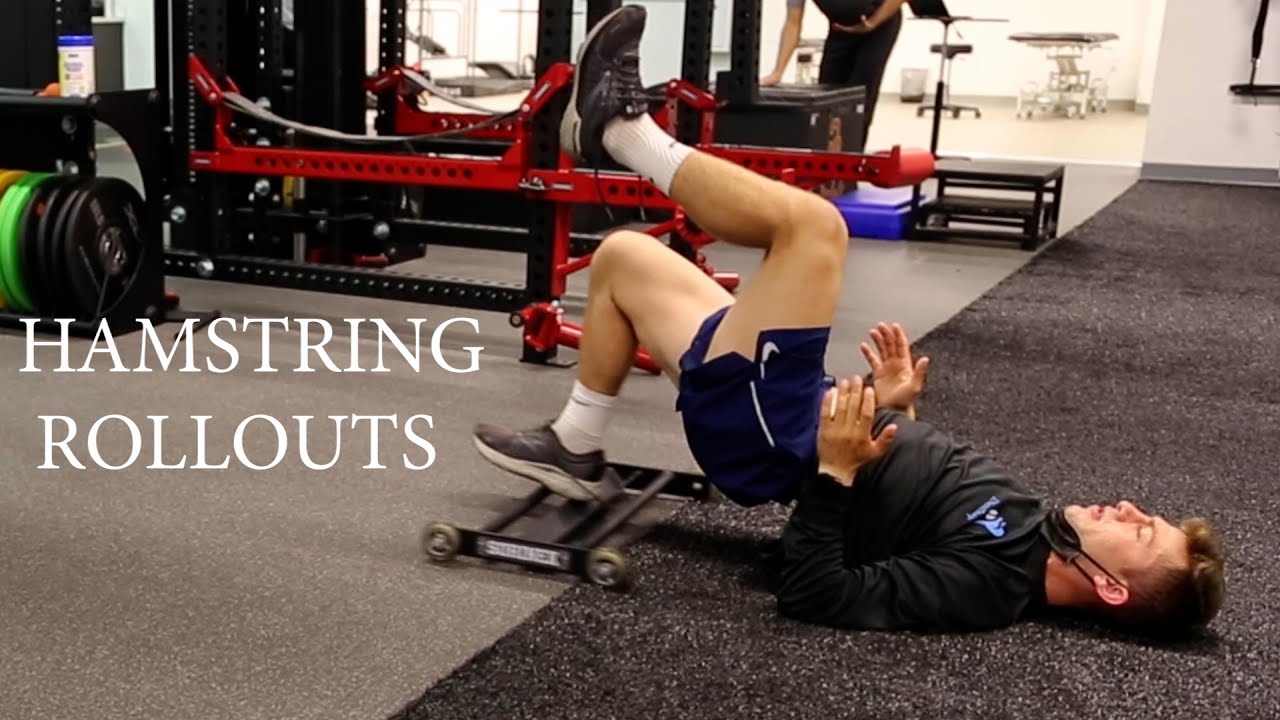 Hamstring Roll Outs - YouTube