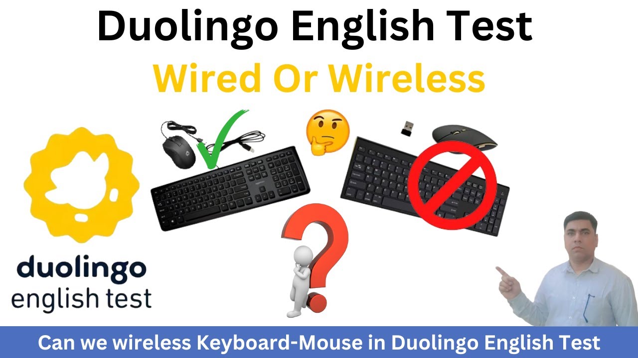 Wired vs. Wireless Keyboard and Mouse for Duolingo English Test: Which ...