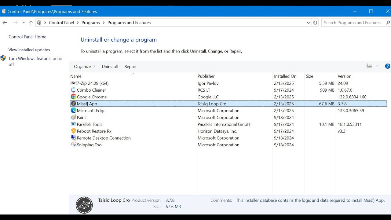 Miasfj App malware removal guide. - YouTube