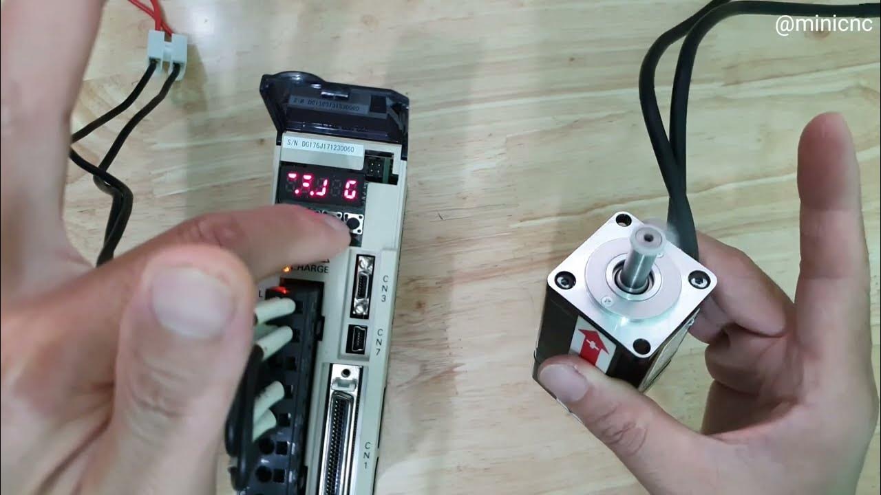 Sigma V - Hướng Dẫn Test Jog Servo Yaskawa - YouTube