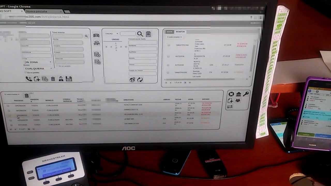 Central de LLamadas Radio Taxi 300 - YouTube