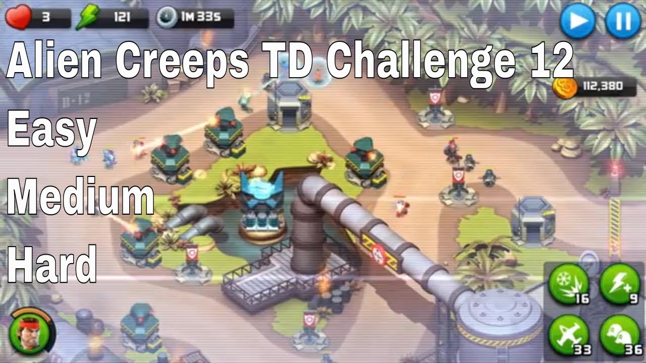 Alien Creeps TD Challenge 12 Without Any Extra Hero - YouTube