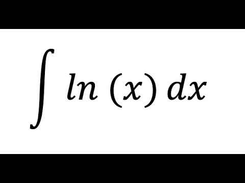 How to Integrate Ln(x) | A Level Maths - YouTube