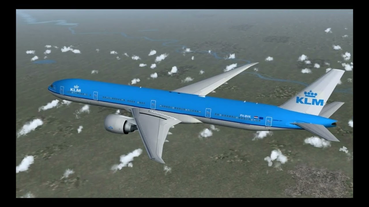 KL872 777-300ER KLM DELHI - AMSTERDAM - YouTube