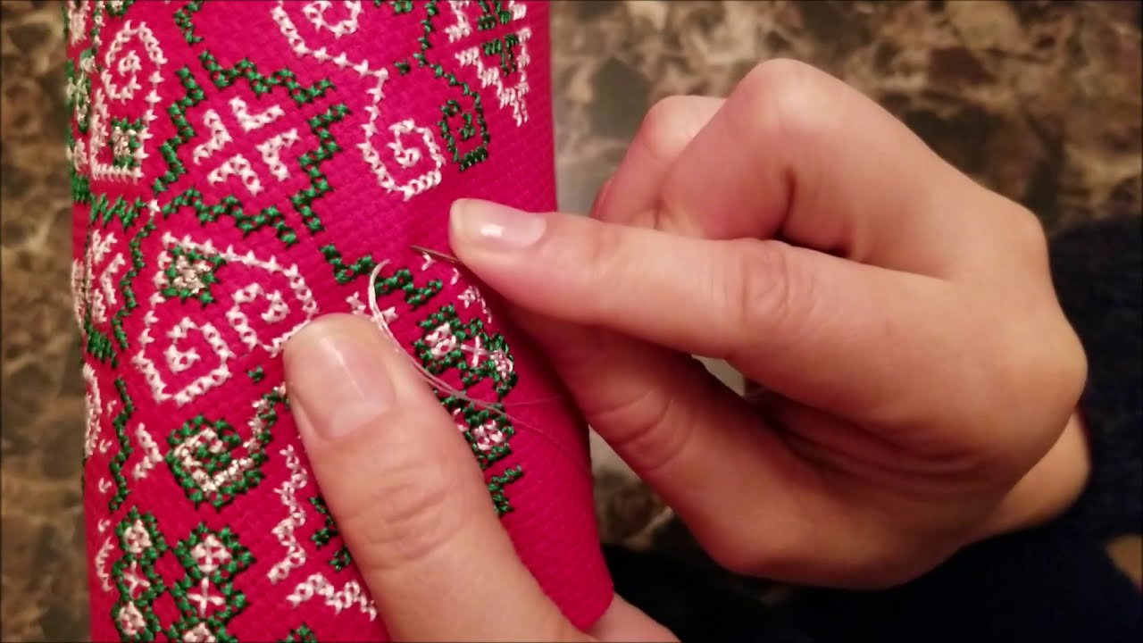 Video 4.2 Cross-stitching the Hmong Heart, Snail, and Worm Patterns ...