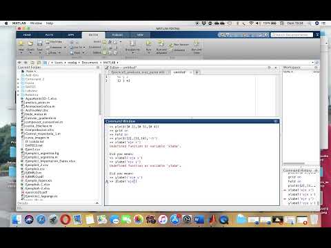 GRAFICAR VECTOR MATLAB - YouTube