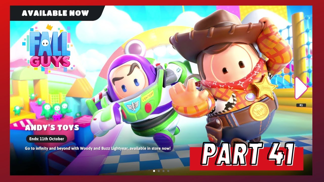 Fall Guys Gameplay Part 41 - Season 4: ANDY'S TOYS (TRICK OR YEET FAME ...