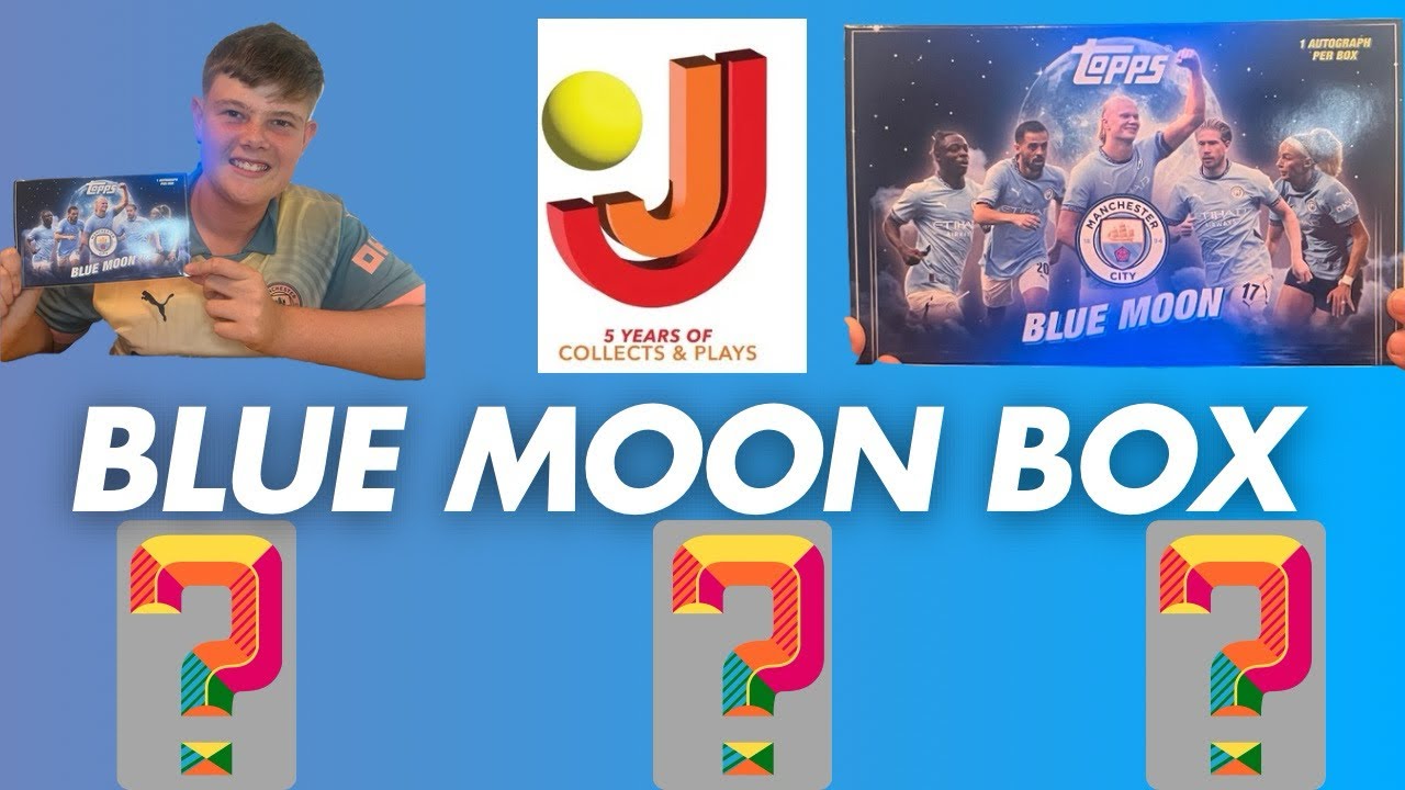 Topps Blue Moon box 24/25 - YouTube