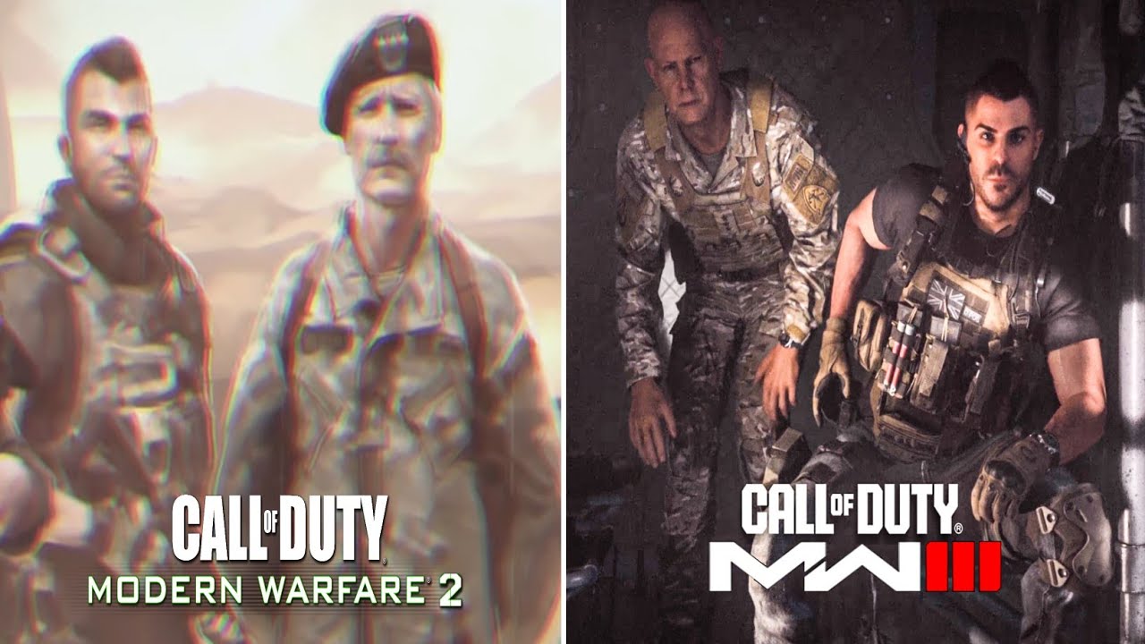 Soap Mactavish And General Shepherd - All Scenes Comparison in COD ...