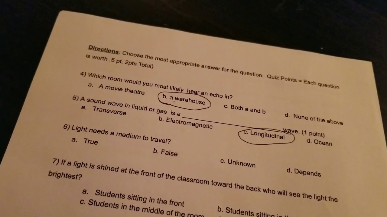 Sound and Light Study Guide - YouTube