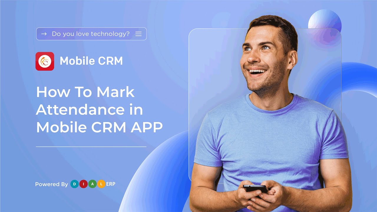 1.How To Mark Attendance in mobile CRM APP - YouTube