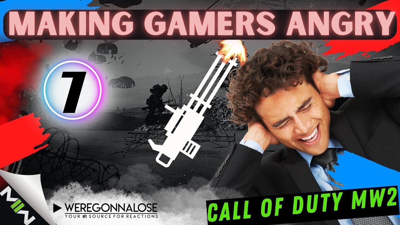 MAKING GAMERS ANGRY in Call of Duty MW2 With VERY LOUD GUNS - YouTube