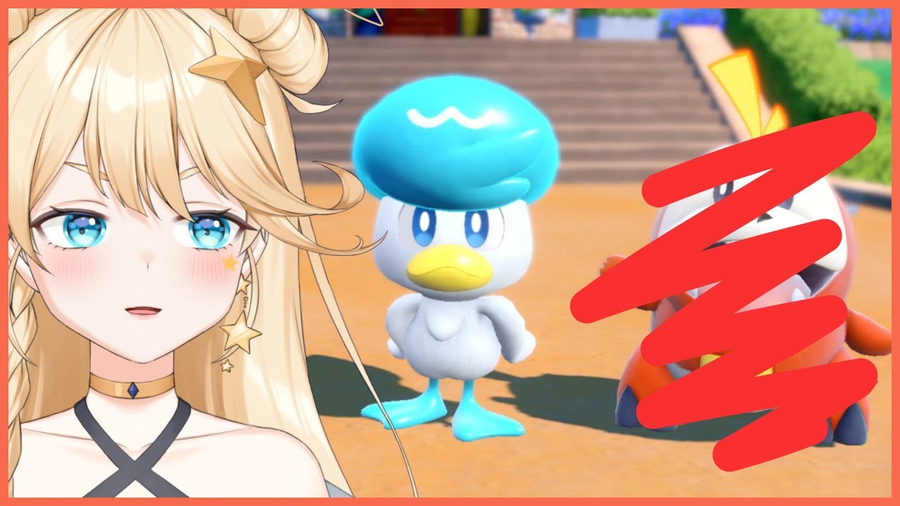 【VOD】Pokemon Violet! Lumi's woman feelings REVEALED! 【#1】 - YouTube