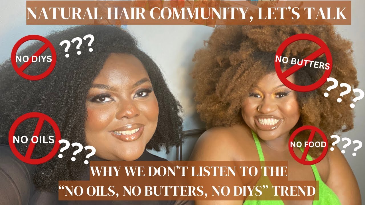 Leaving Behind No Butters No Oils in 2023| Natural Hair Community Let’s ...