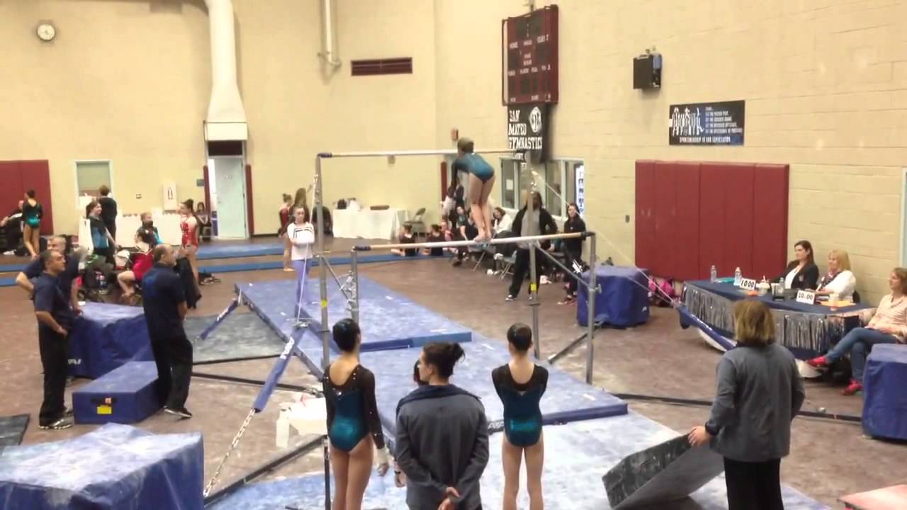 Level 6 bars routine 2016 - YouTube