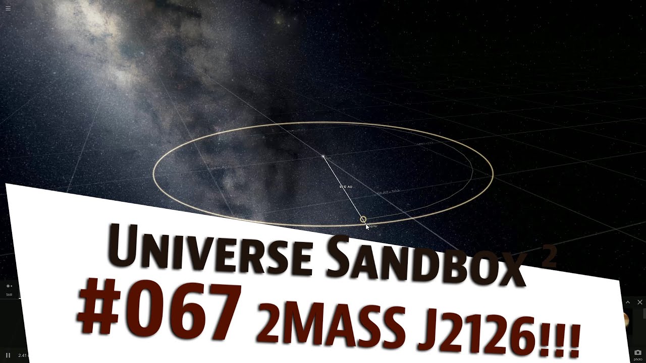 Universe Sandbox 2 "Planet 2MASS J2126 System als Fernbeziehung" german ...