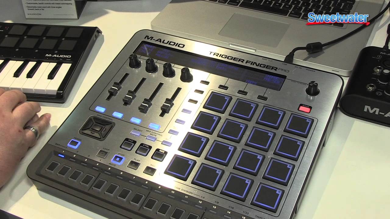 M-Audio Trigger Finger Pro Overview - Sweetwater at Winter NAMM 2014 ...