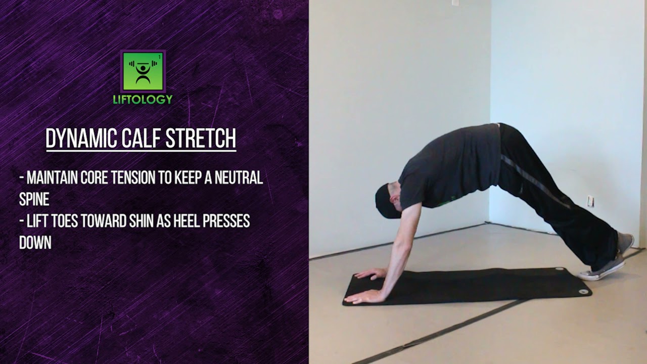Dynamic Calf Stretch - YouTube