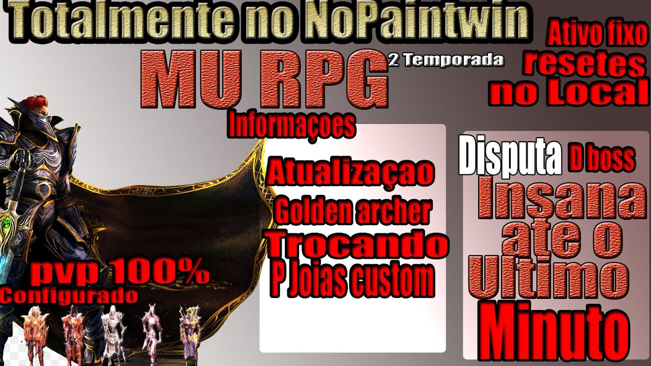 Atualizaçao NPC GOLDEN ARCHER MU ONLINE MU RPG - YouTube