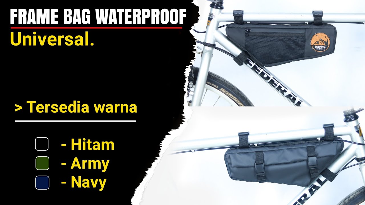 Tas sepeda 2 muka 😉 frame bag waterproof tas frame sepeda federal ...