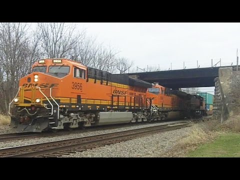 BNSF 3956- Tier 4 With Mid Train DPU's, 12/11/15 - YouTube