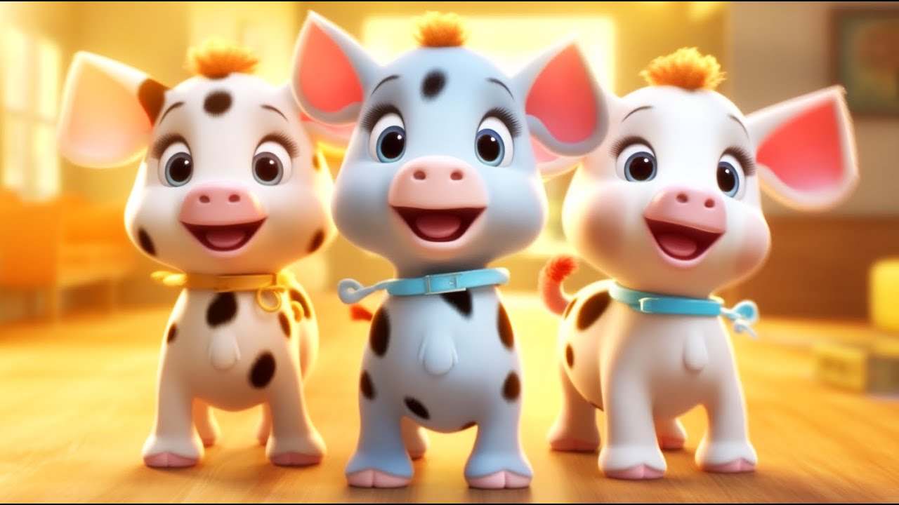 Three Little Cows' Adventure | Baby Shark | Bingo | More Kids Songs ...