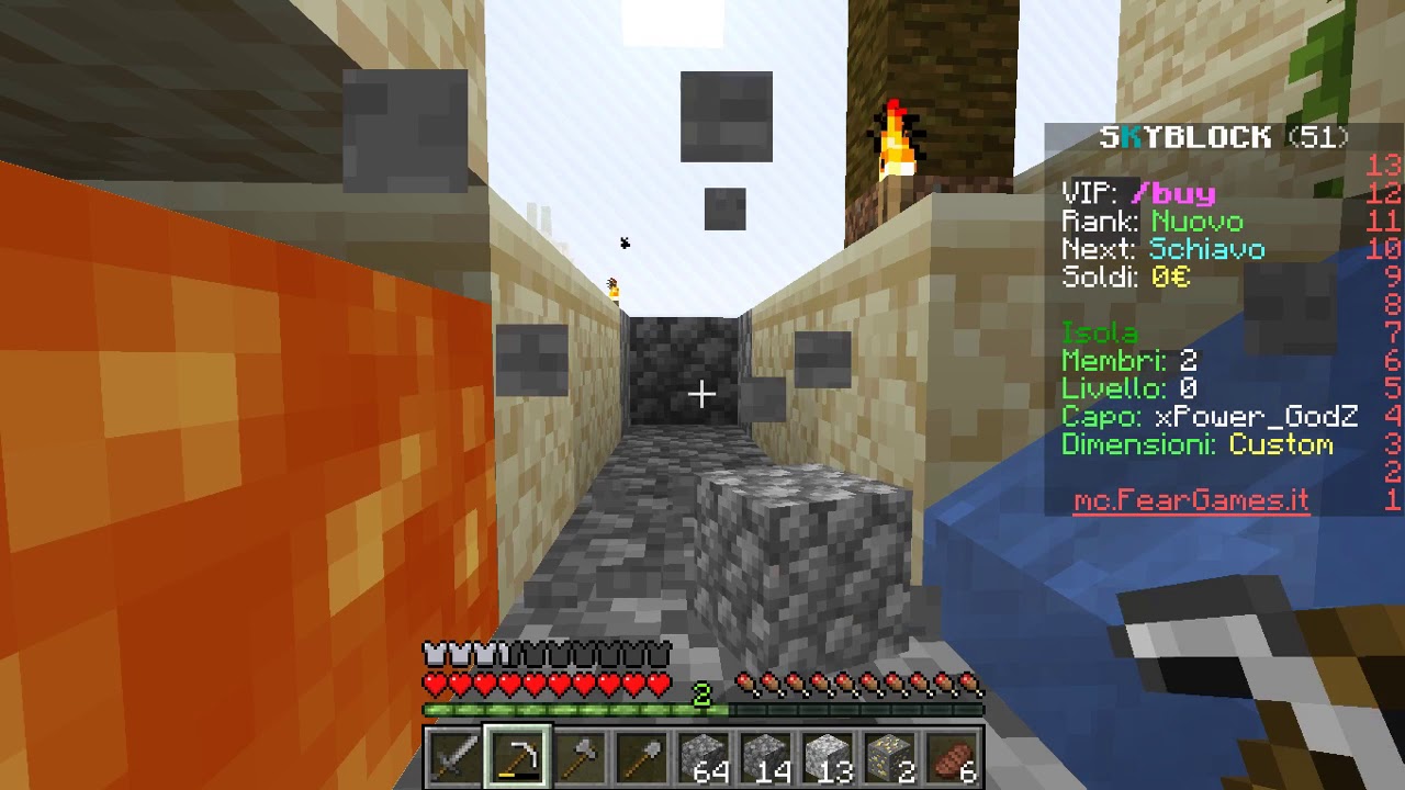 MINECRAFT, IL RITORNO!!! SKYBLOCK SU FEARGAMES - YouTube