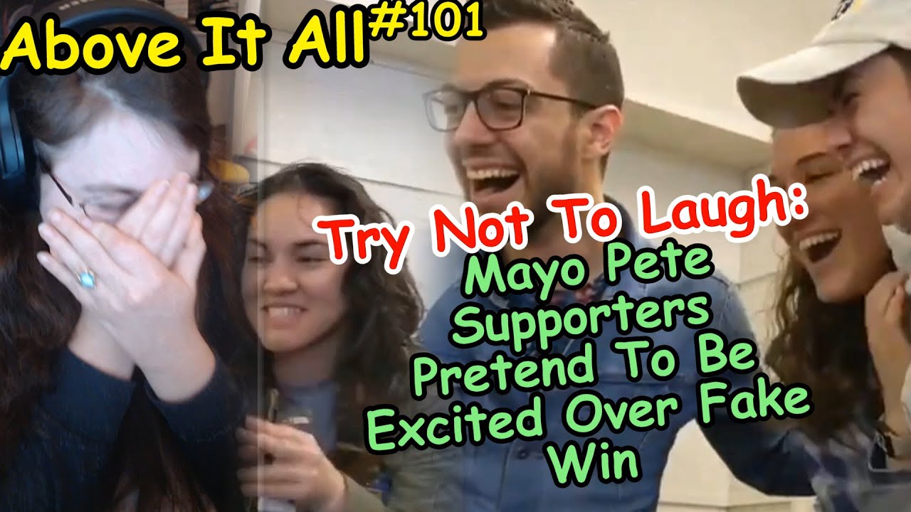 Try Not To Laugh: Mayo Pete Supporters Pretend To Be Excited Over Fake ...