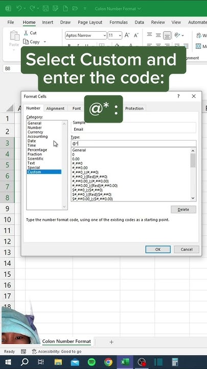 Colon number format #excelspreadsheettips #excel #exceltips #spreadsheet #googlesheets # ...