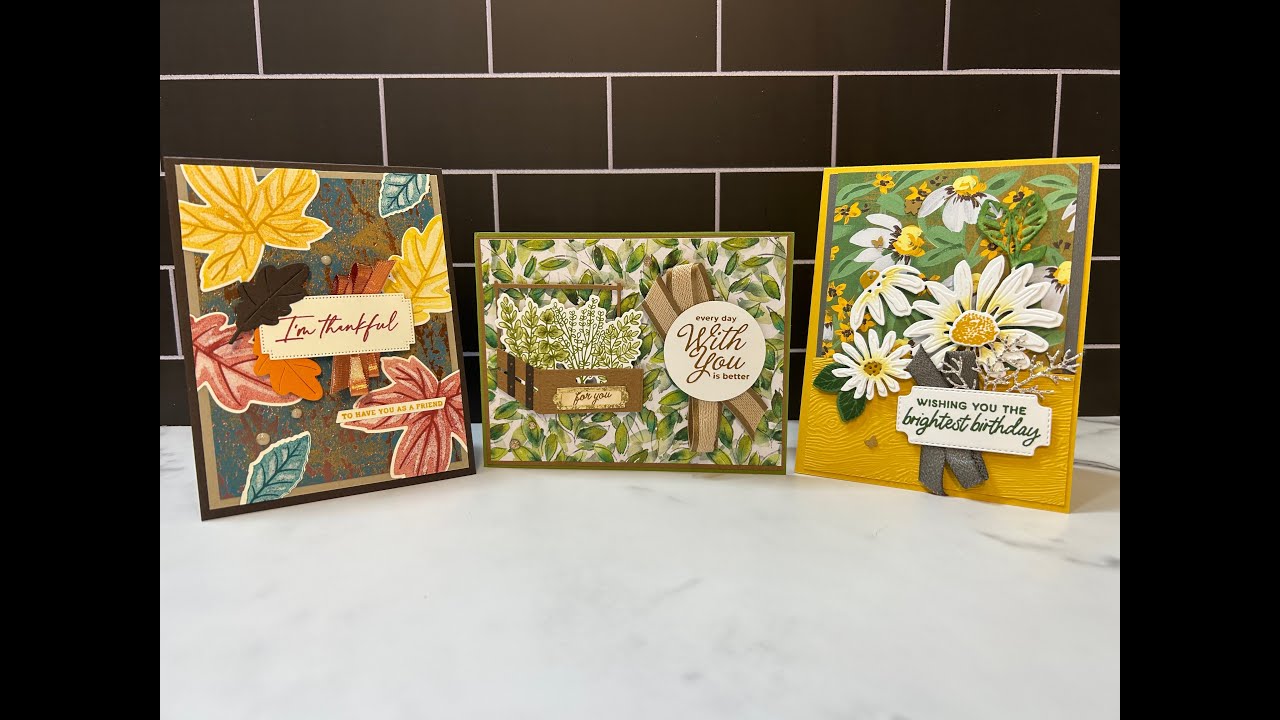 Let's Craft Card Class - YouTube