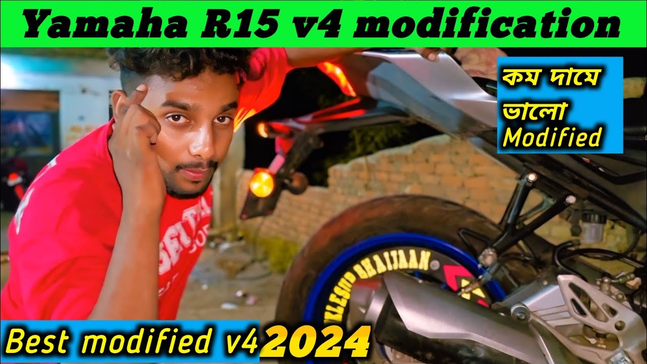 Yamaha R15 v4 modification। Best modified 2024 । কম দামে ভালো Modified ...