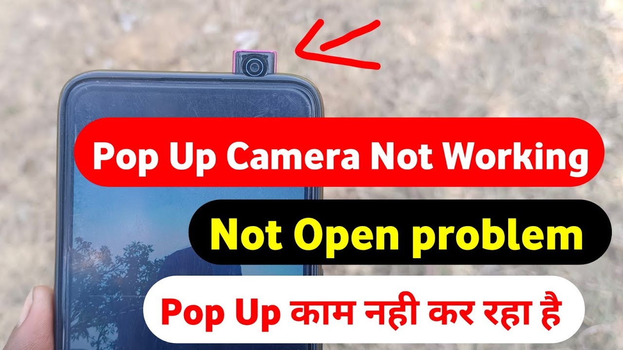 Pop Up Camera Not Working | Camera Can not Pop Up | Slider camera issue ...