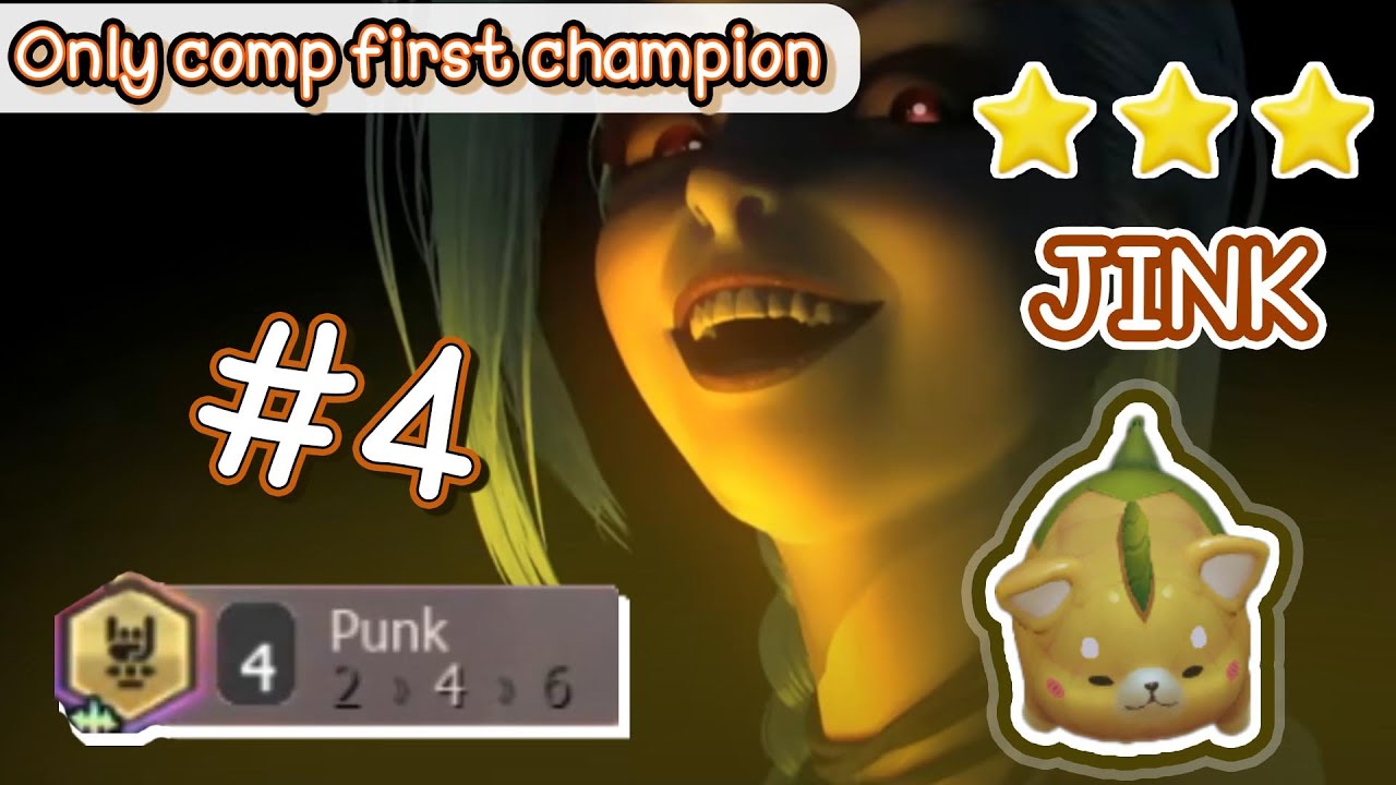 TFT ranking only comp first champion # EP4 Punk 4 - YouTube
