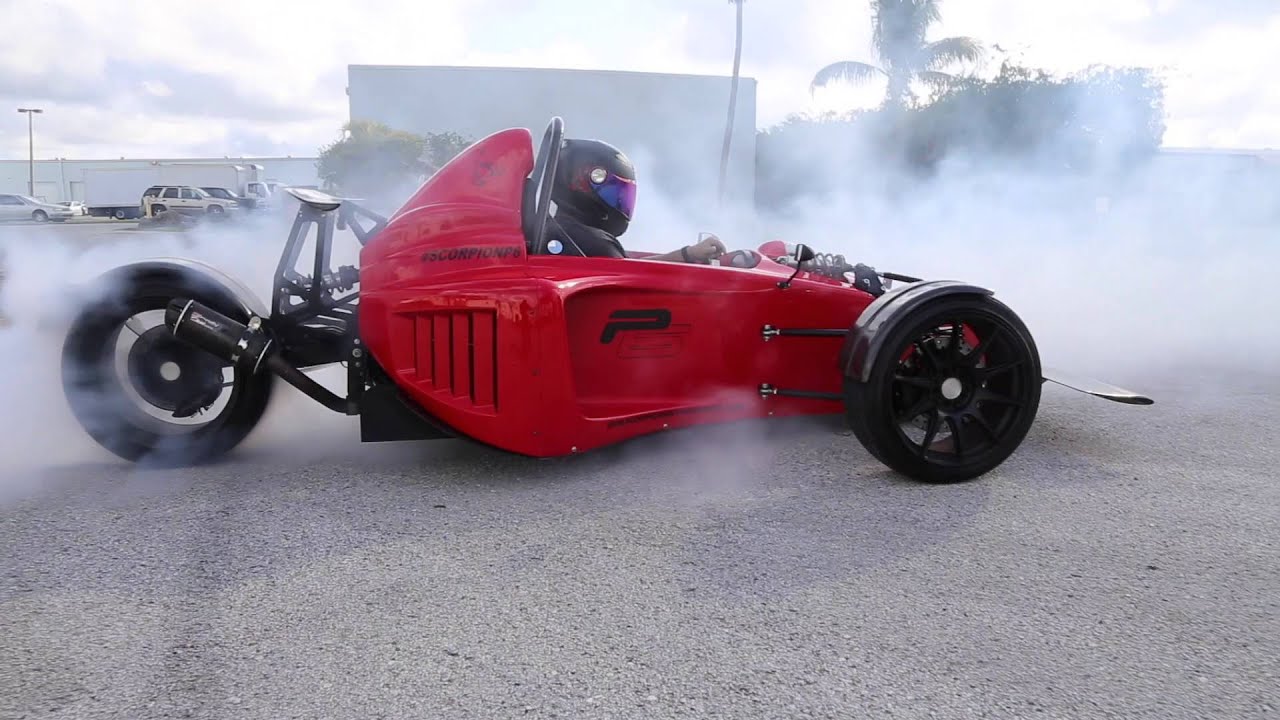 2016 Scorpion Motorsports - Scorpion P6 - turbo - Tire smoking - YouTube