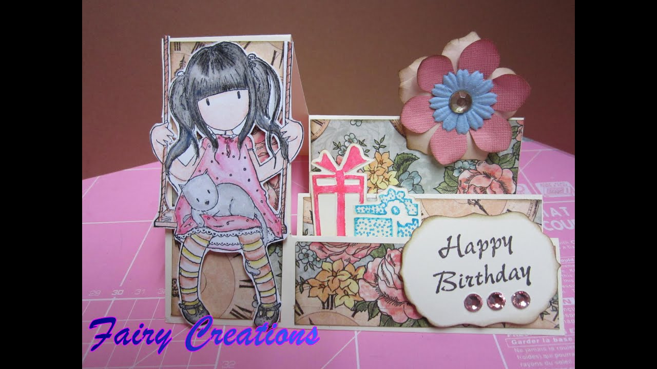 Side step card tutorial, come realizzare la struttura della card - YouTube